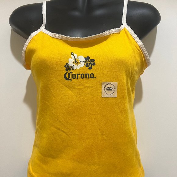 Corona | Tops | Corona Woman Tank Top Yellow Color Official Licensed ...